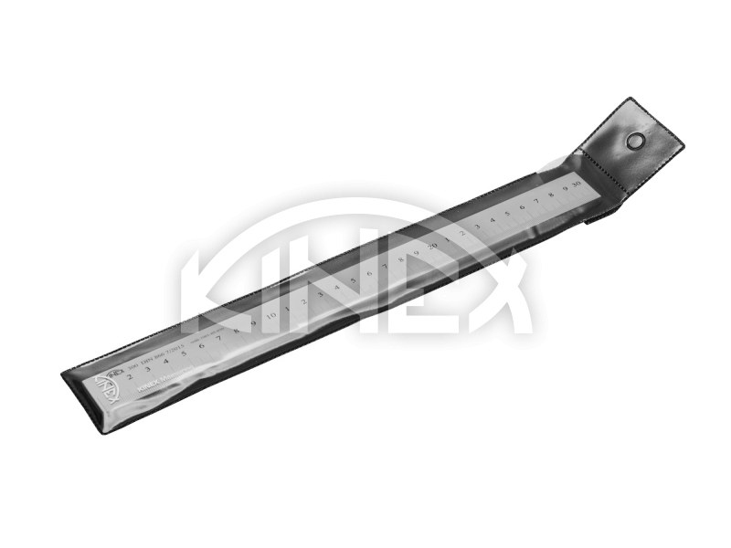 Zinc Steel ruler KINEX/K-MET with mm graduation 1500 mm DIN 866 (1001 ...