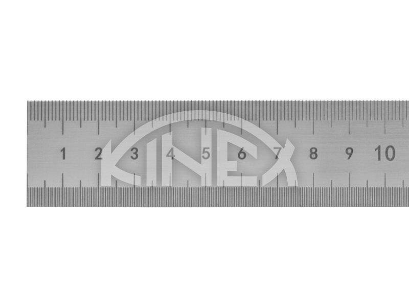 Steel Thin Ruler 300mm, 0,5 mm laser marking (suitable for calibration ...