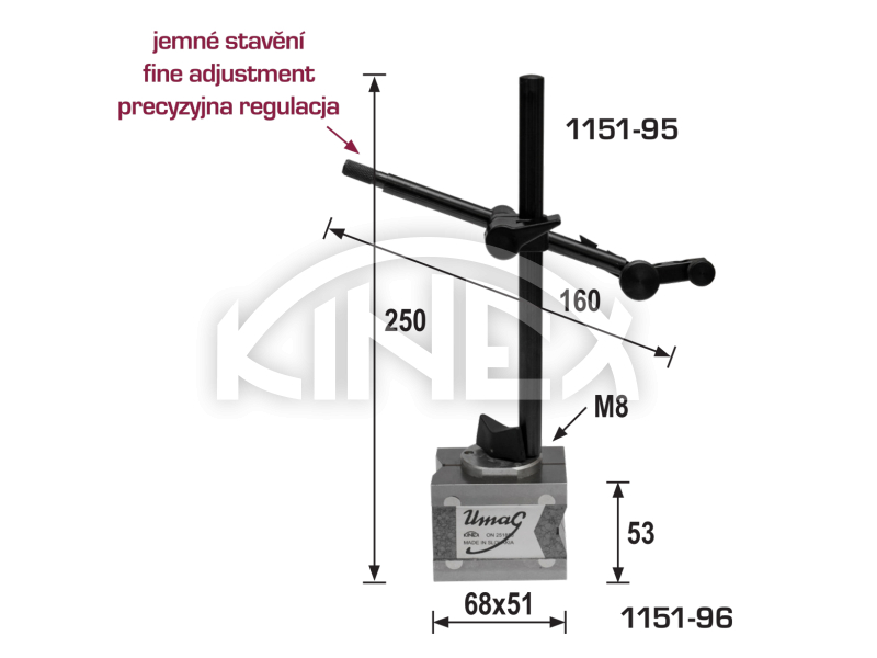 Magnetic stand KINEX/K-MET, CSN 25 1858-2 (1151) | Measuring tools KINEX