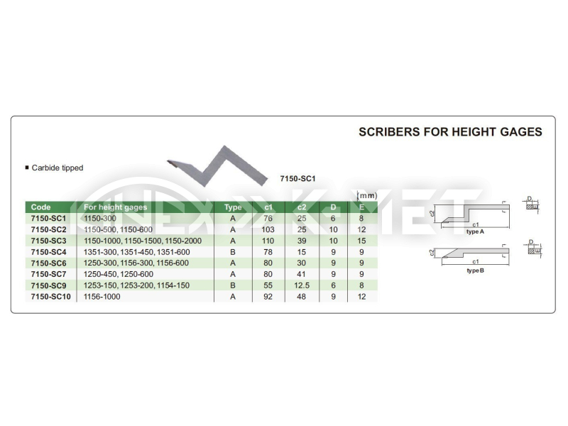 Scriber For Height Gauge INSIZE 7150-SC3 (7150-SC3) | Measuring tools KINEX