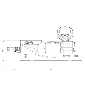 Bench table Sylvac PS17 VS Entre-portée (908.1244) | Measuring tools KINEX